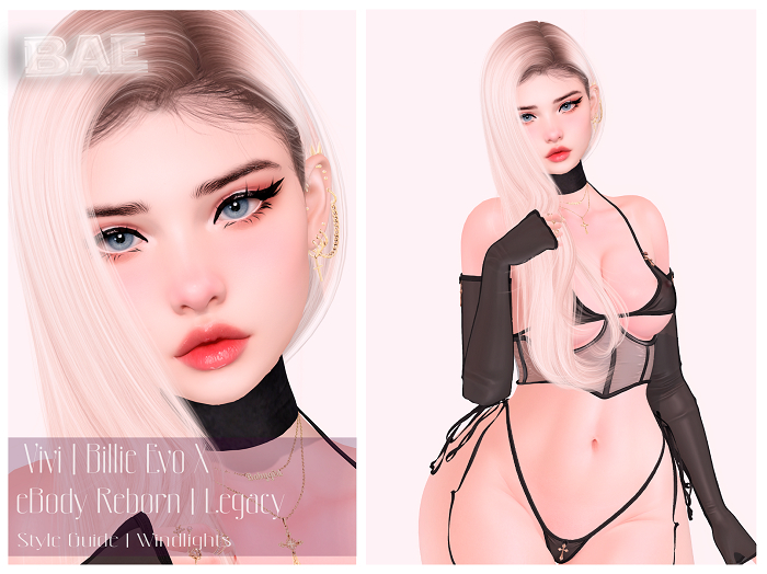 Second Life Marketplace - BAE. Vivi Shape [LeLutka Billie 3.1]
